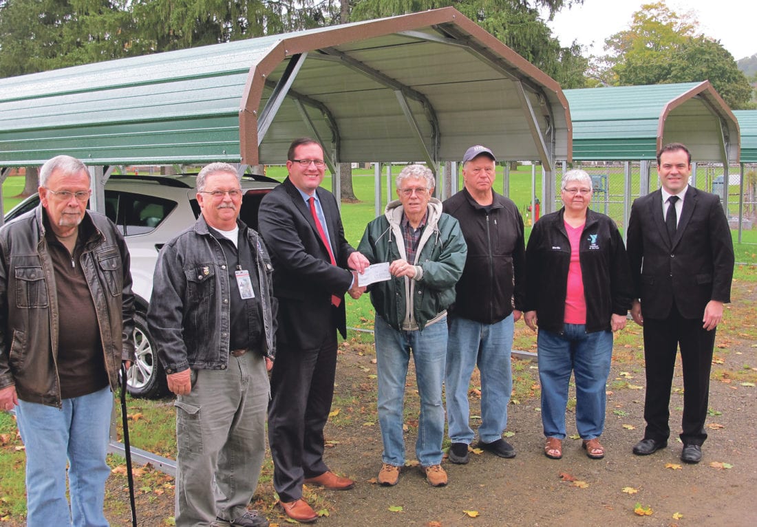 DAV vehicles under cover thanks to $3,500 donation | News, Sports, Jobs ...